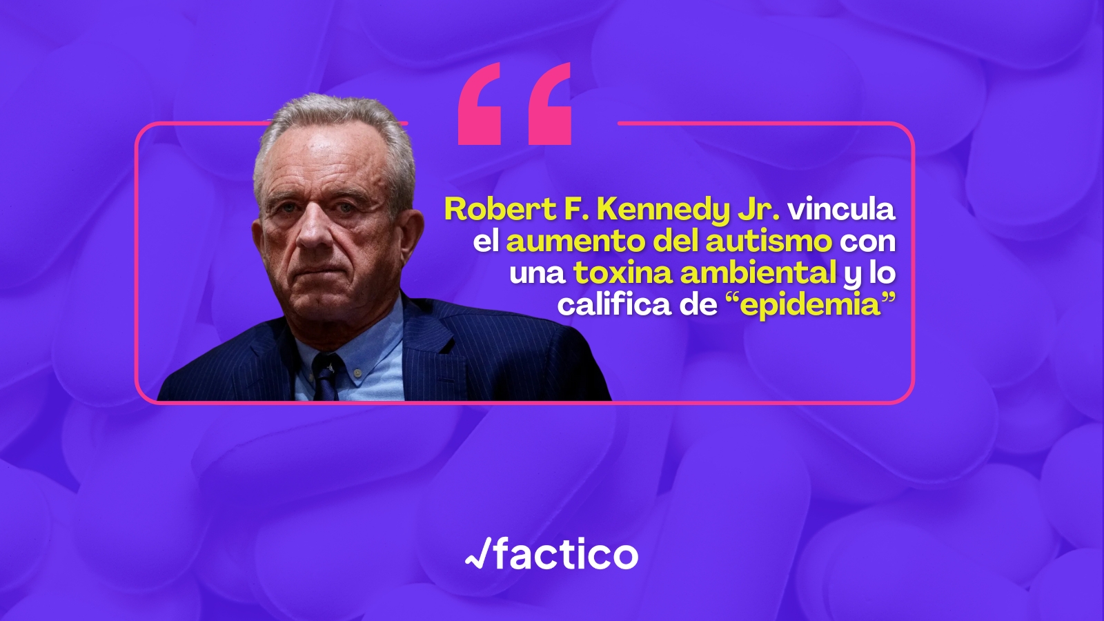 RFK Jr. difunde afirmaciones erróneas sobre el autismo y sus causas: la ...